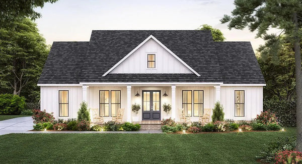 10 Stunning Modern Farmhouse Plans for Every Family Size I Archival Designs