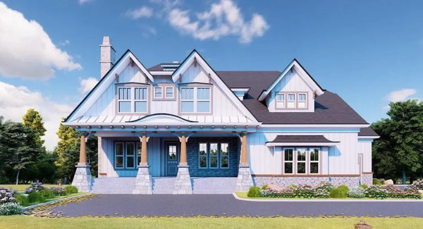 Shinglemoore Manor House Plan - Archival Designs