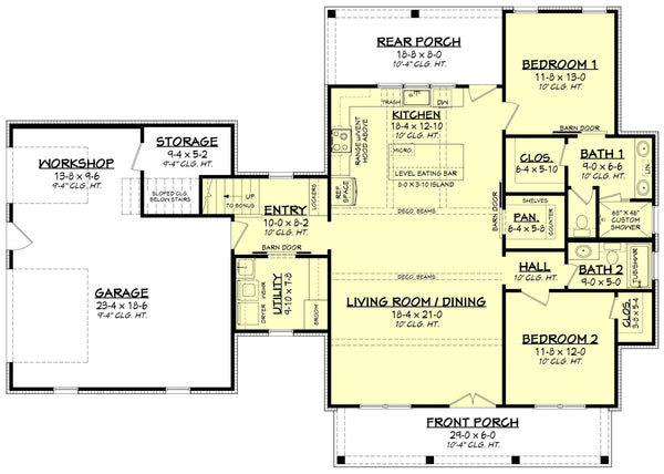 Charleston House Plan | Archival Designs