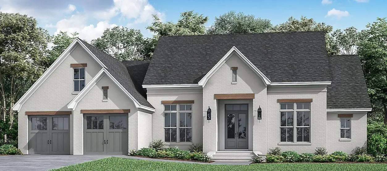 Bristol Lane House Plan | Modern farmhouse house plan | One and half ...