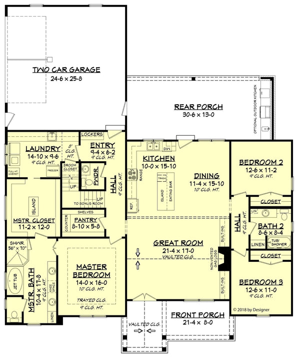 Abrams House Plan | Archival Designs