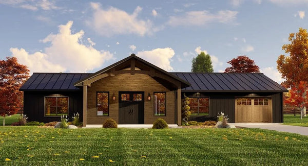 Primrose House Plan|Rustic House Plan | One Story House Plan