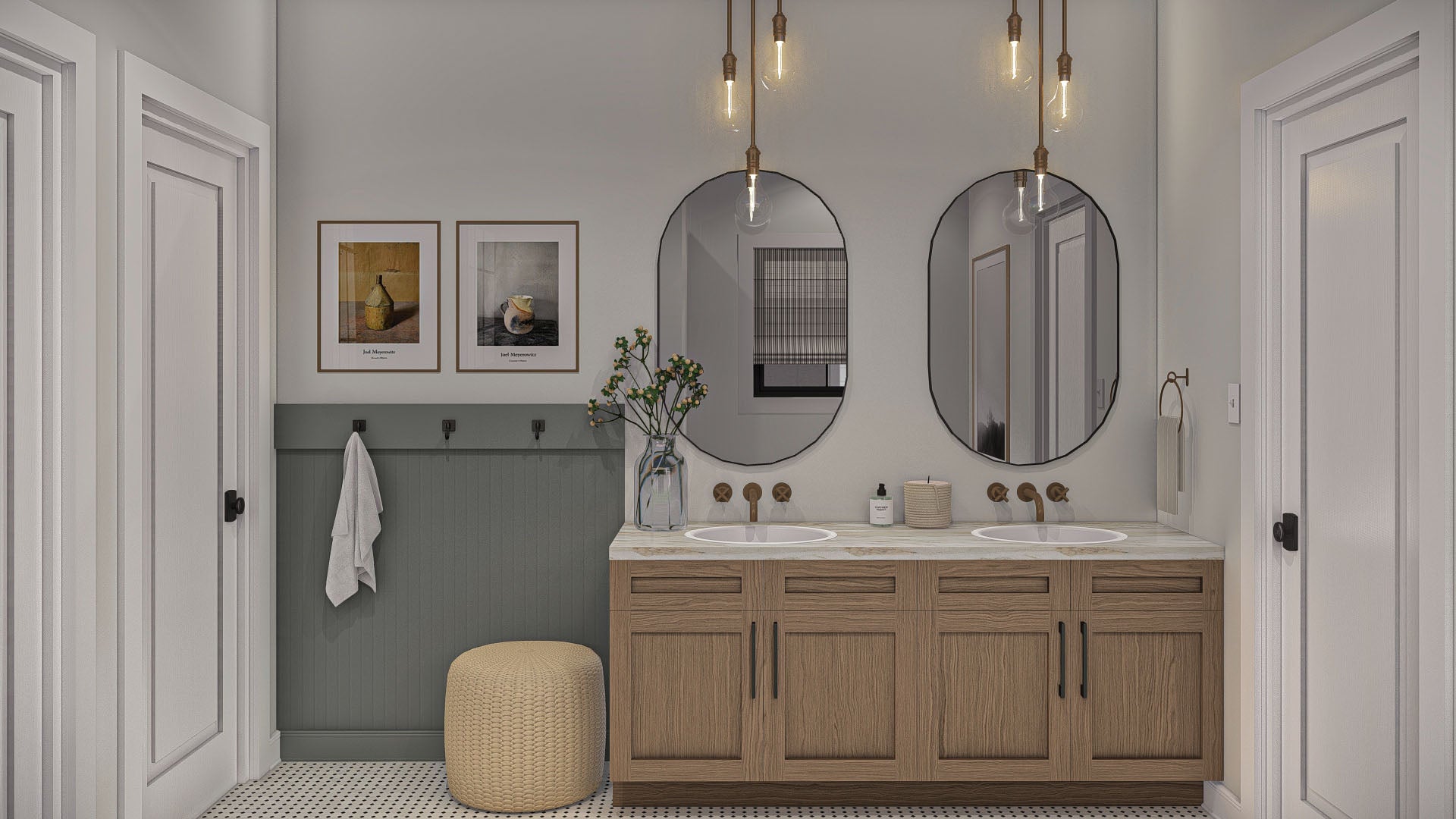G7625-A Modern Farmhouse Master Bathroom, 2 Bedrooms, 2 Bathrooms ...