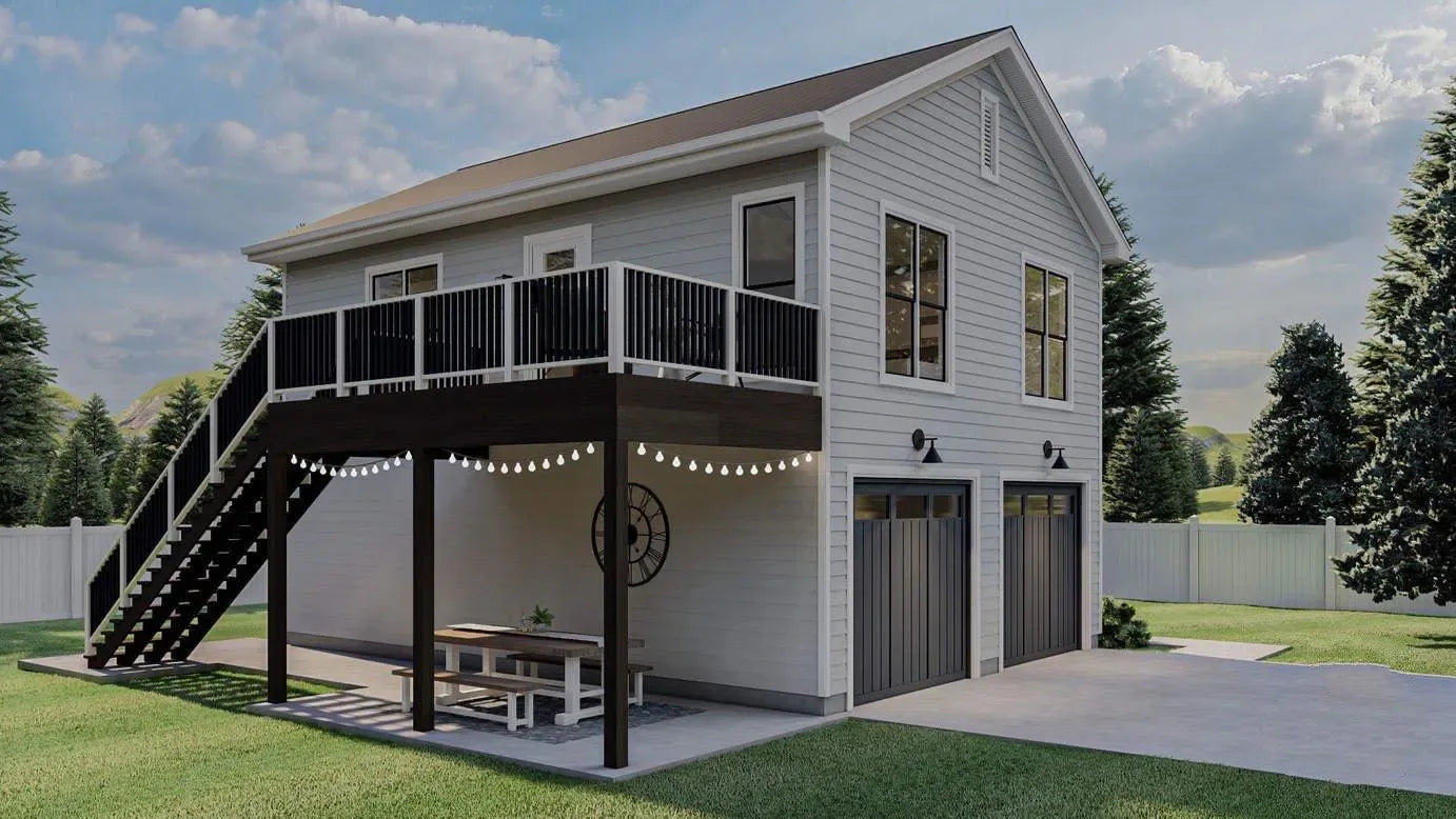 Second Story Deck Over Garage