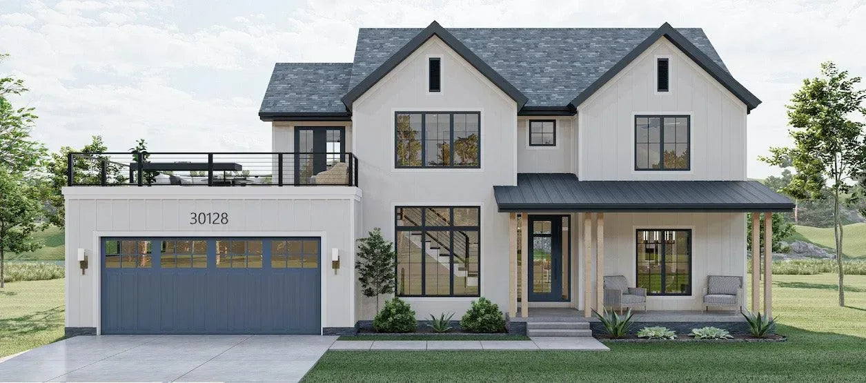 Cartwright Modern Farmhouse Plan | 2499 Sq Ft, 4 Bed, 3 Bath