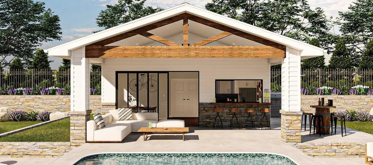 Bridges Bay House Plan | Country Style House Plan | One Story House Plan