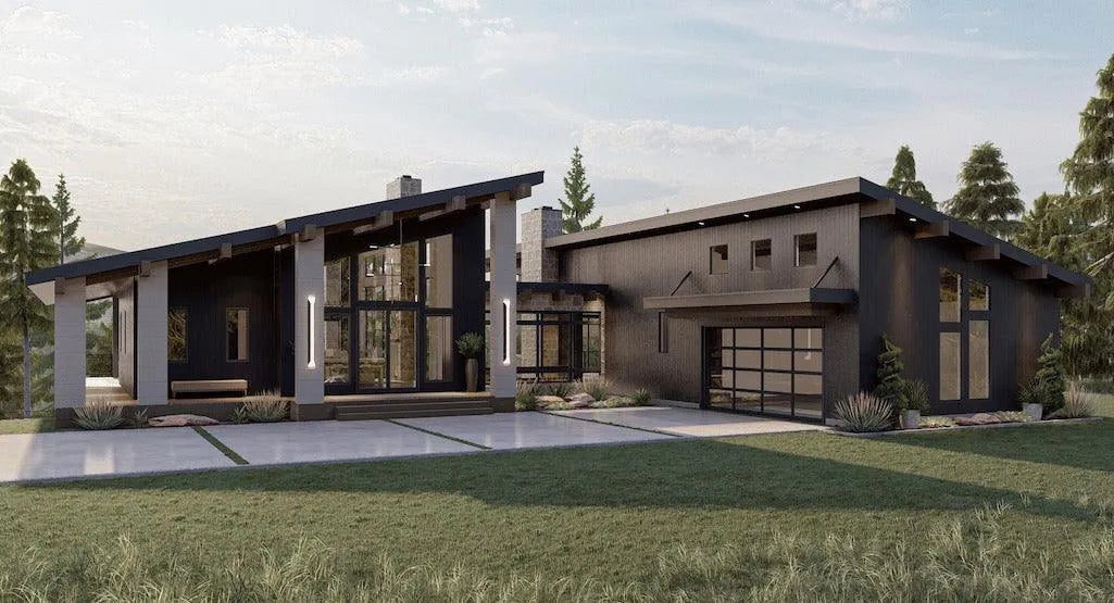 Royal Palms House Plan | One Story Luxury House Plan