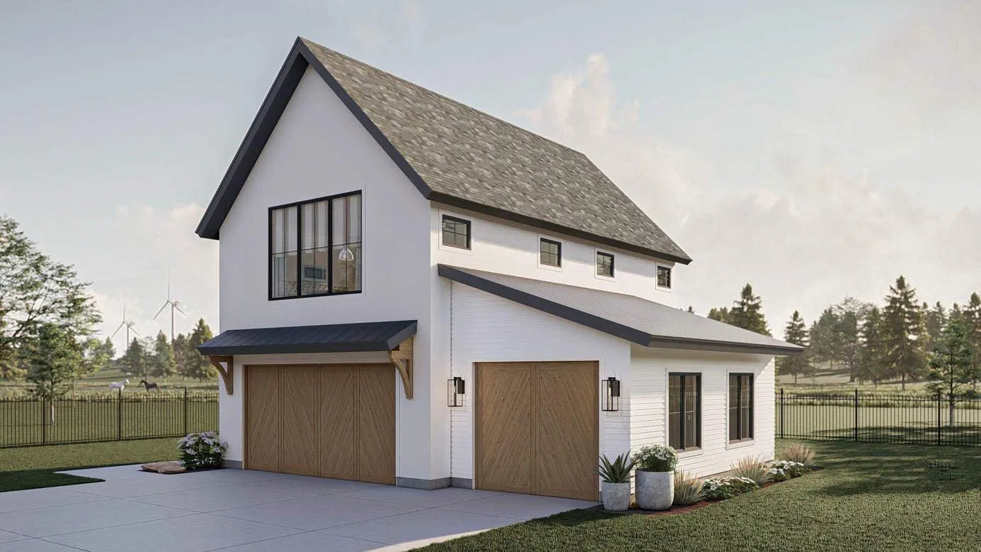 Garage Modern Farmhouse Architecture Modern Farmhouse Style 3 Car