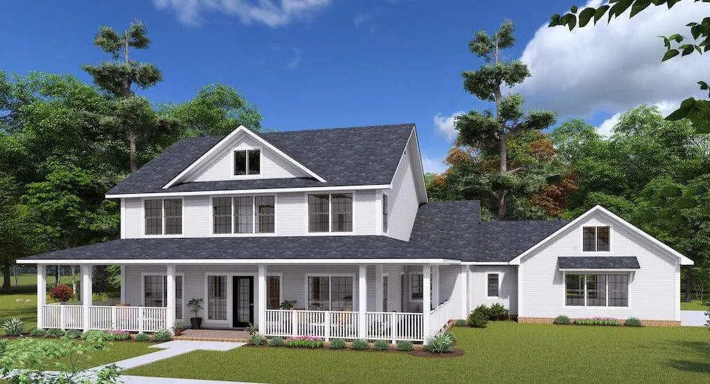 Parley House Plan | Farmhouse House Plan | Two Story House Plan