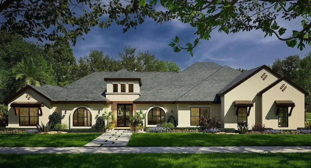 Spanish Style Home Plans Calia Small Spanish Contemporary House Plan