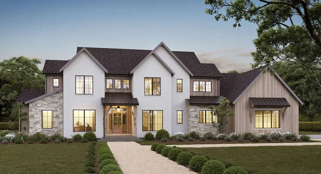 Fairfield House Plan|Transitional House Plan| Two Story Plan