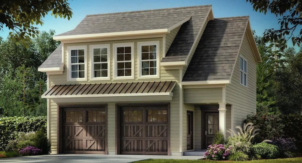 Meridian II Garage Plan | Two Story Craftsman / Garage