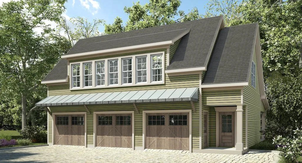 Two Story Livable Garage Custom Prefab Garages | Sheds Unlimited