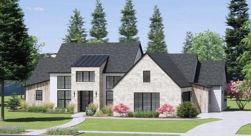 Ace House Plan| Modern Ranch House Plan |One Story House Plan