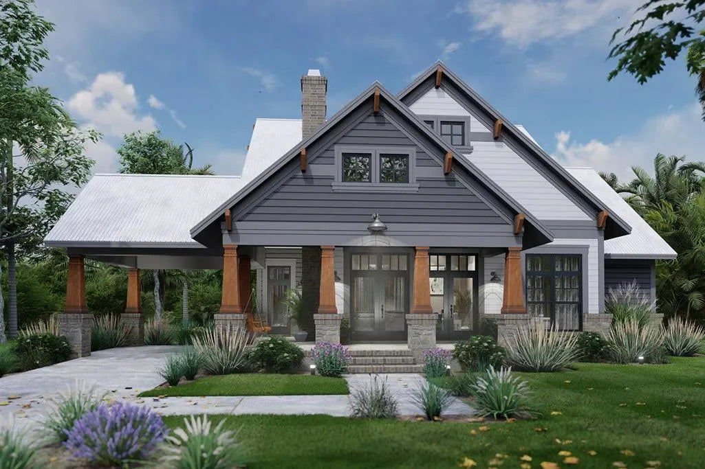 The Wharton II House Plan | One-Story House Plan