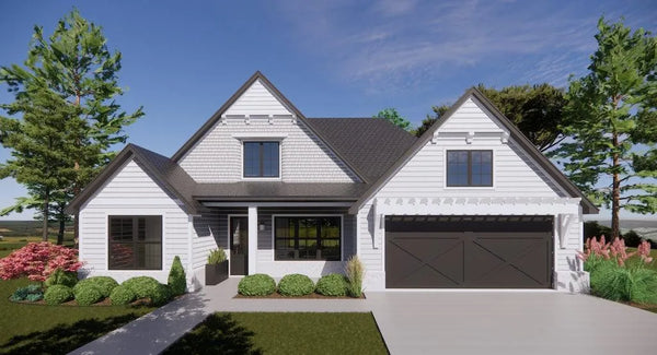 Danes House Plan|New American Craftsman House Plan| One Story House Plan