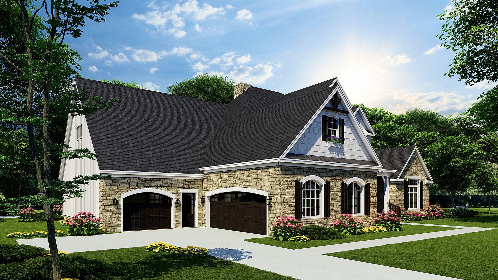 AE7821-A Craftsman House, 5 Bedroom, 5.5 Bathrooms | Cumberland Heights ...