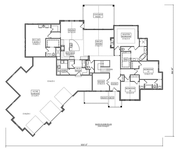 Mendoza House Plan | Ranch House Plan | One Story House Plan