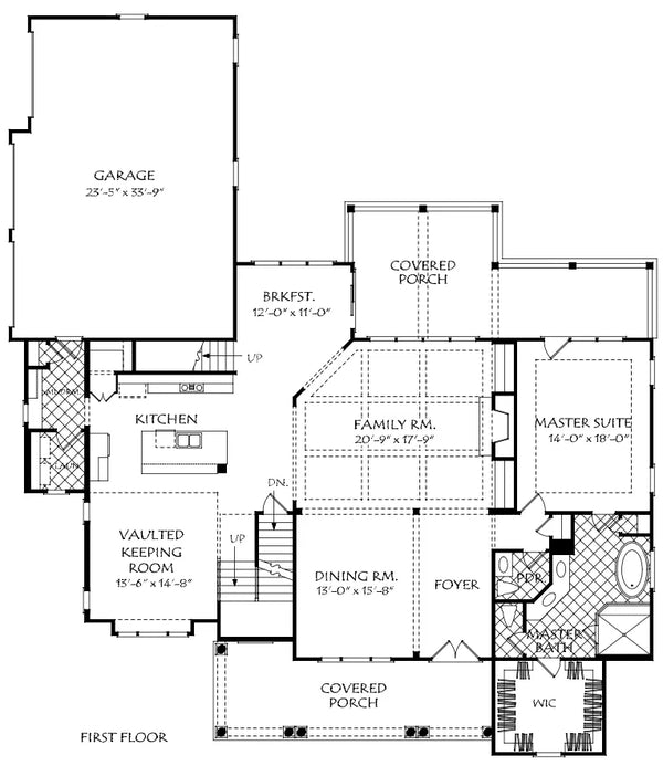 Southern Trace House Plan | Country House Plan |Two Story House Plan