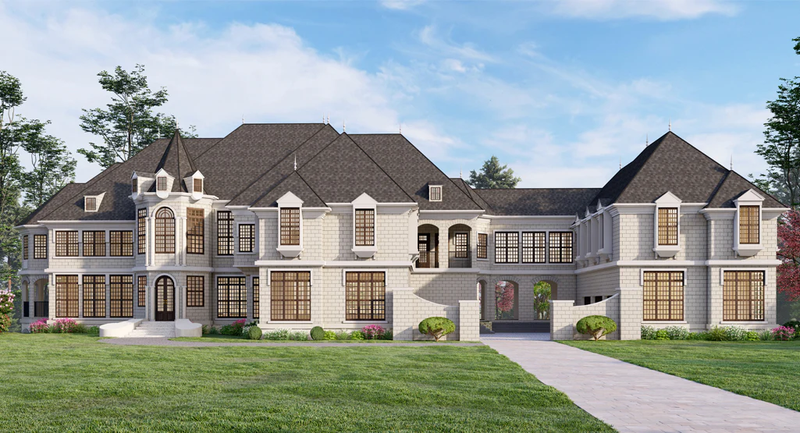 Dunrobin Castle | Castle House Plan | European House Plans