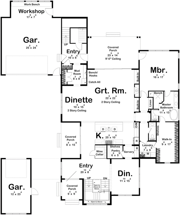 Vaughan House Plan | French Country Style House Plan | Two Story House Plan