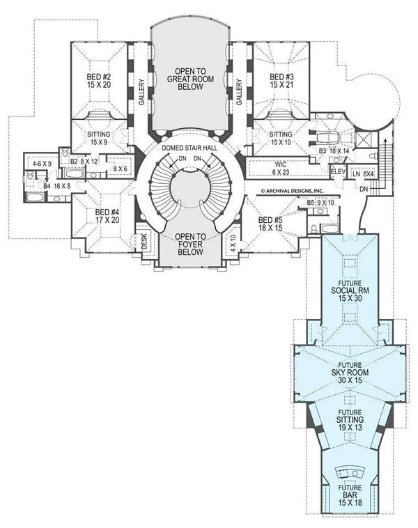 Breakers | Neoclassic House Plans | Luxury Home Blueprints