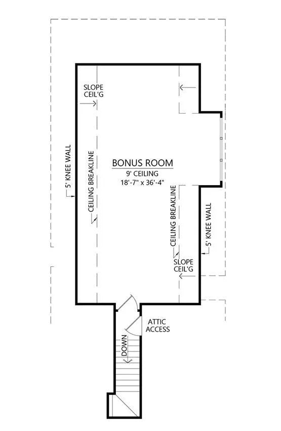 Crescent House Plan | Transitional House Plan