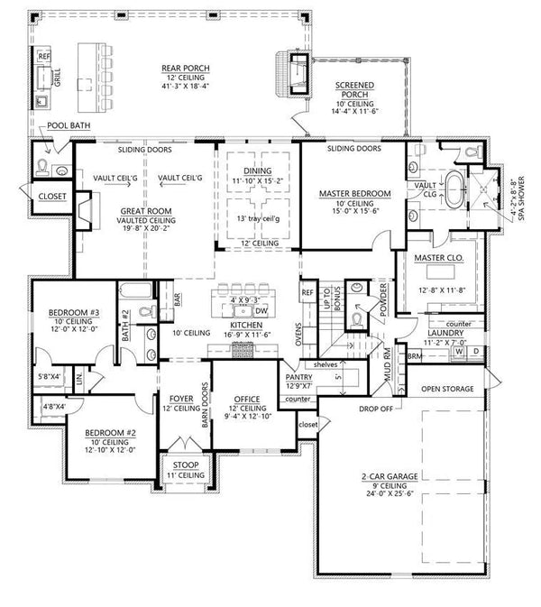 Deer View House Plan | European House Plan | Archival Designs