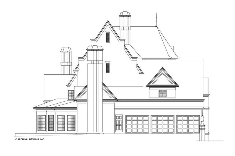 Dunrobin Castle | Castle House Plan | European House Plans
