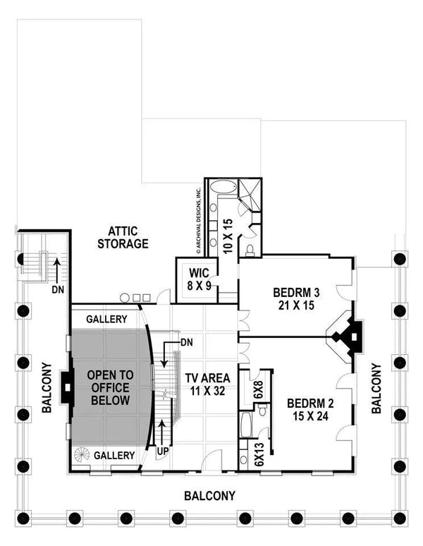 Houmas | Neoclassic House Plan | Southern House Plan