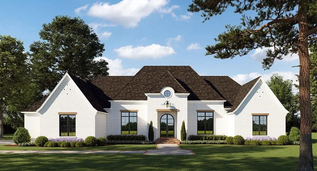Modern French Country House Elevations French Country House Plans
