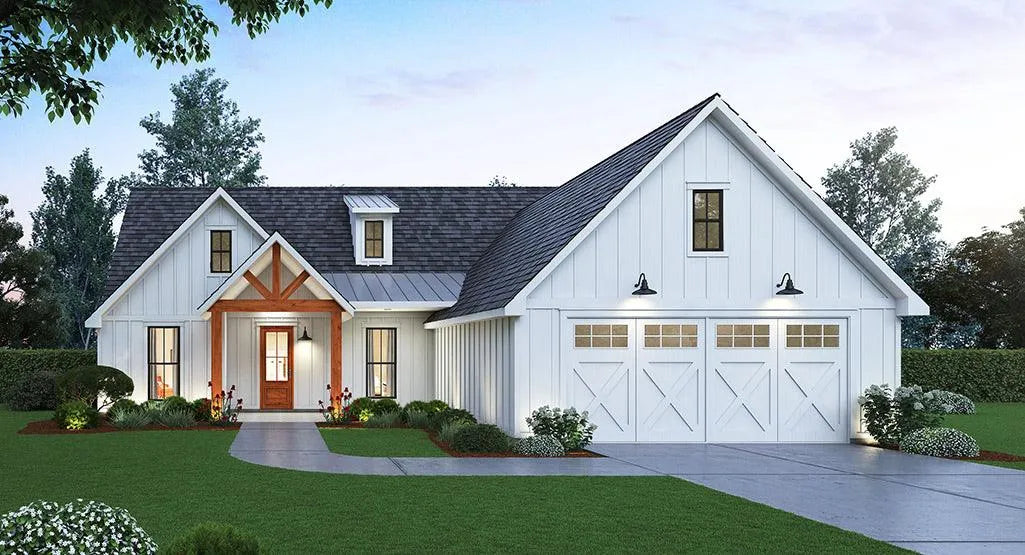 Hidden Creek Farmhouse Plan | Archival Designs