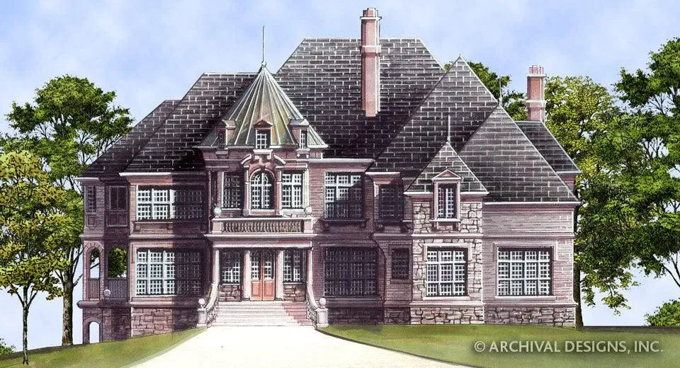 Multi Storey Modern House Plans Castle Auckland Palace | The Auckland