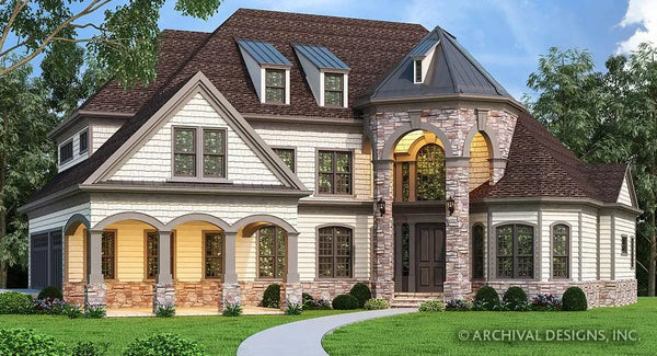 Castle House Plans and Blueprints by Archival Designs, Inc.