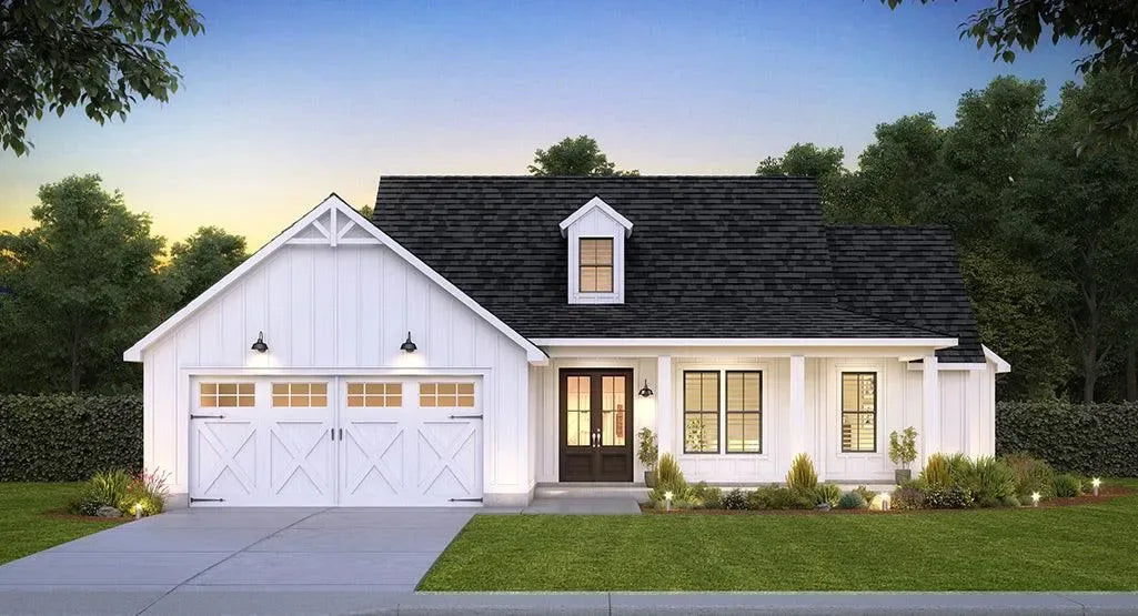 Shadowcrest House Plan | Small Farmhouse Plan | Ranch House Plan