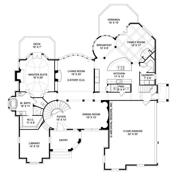 North Star House Plan | Timeless European Castle Elegance