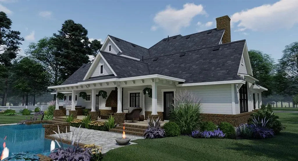 Spring Creek Farm House Plan | Country House Plan | Farmhouse Home Plan